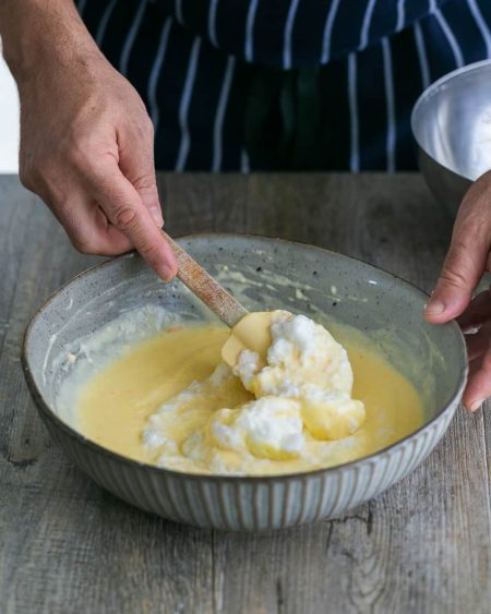 Soufflé-Style Pancakes with Ricotta and Almonds - Between2Kitchens