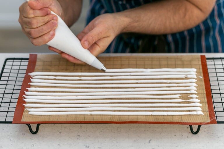 Meringue Decorations for Garnish and Plating - Between2Kitchens