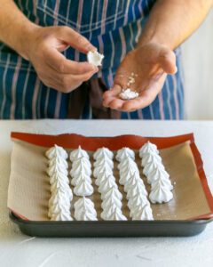 Meringue Decorations for Garnish and Plating - Between2Kitchens
