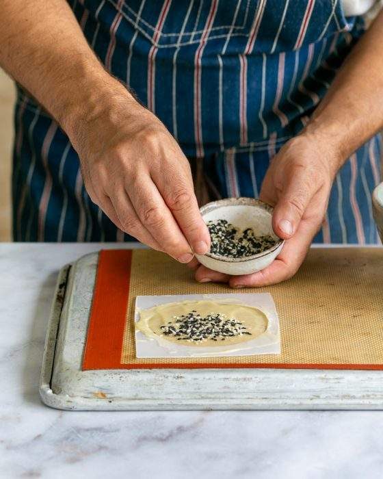 Sesame Tuiles - Between2Kitchens