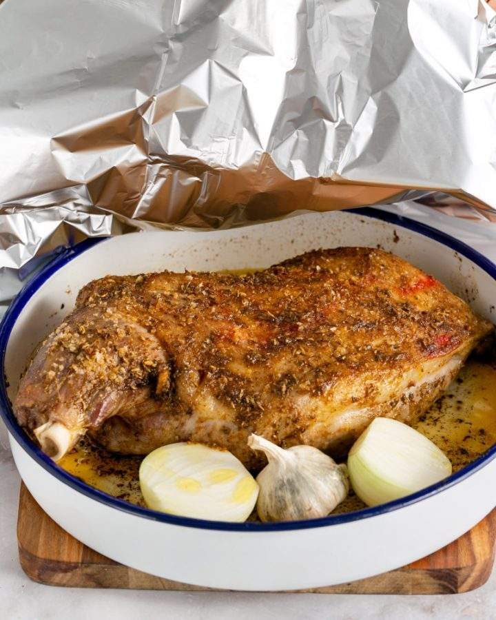 Slow cooked Lamb Shoulder Roast - Between2Kitchens