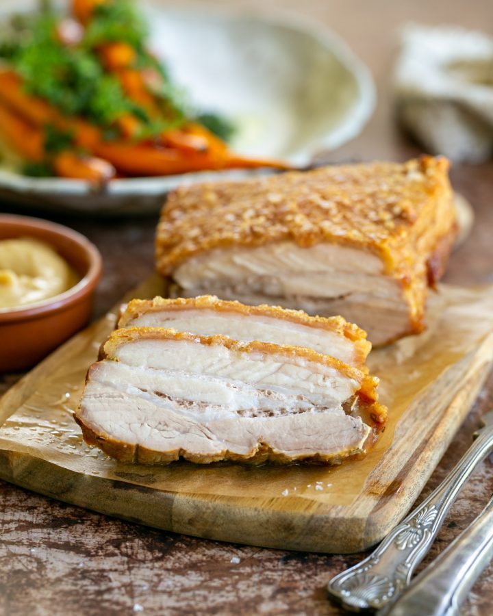 Crispy Skin Pork Belly Roast - Between2Kitchens