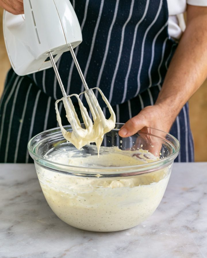 Lemon Myrtle Cheesecake with Macadamia Praline - Between2Kitchens