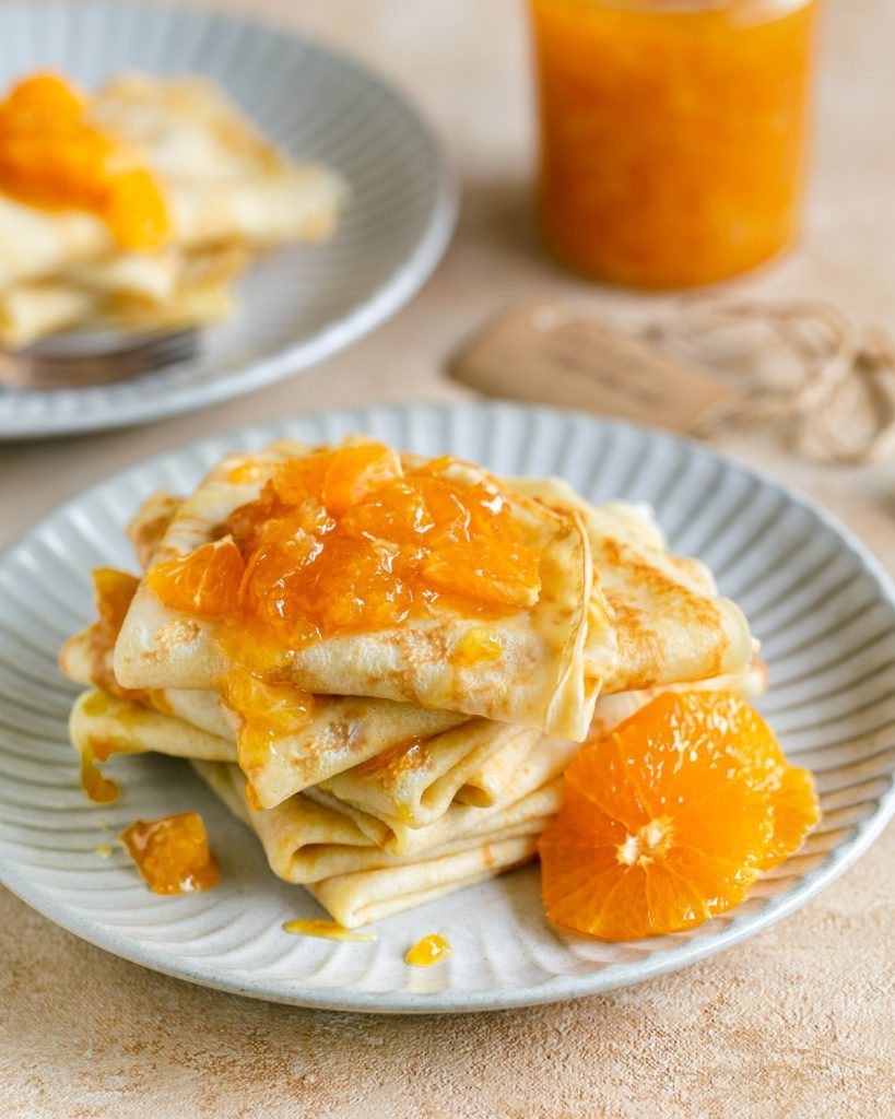 Parisian Crepes with Mandarin - Between2Kitchens