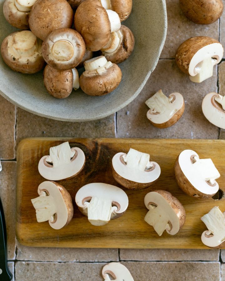 How to perfectly roast Chestnut Mushrooms - Between2Kitchens