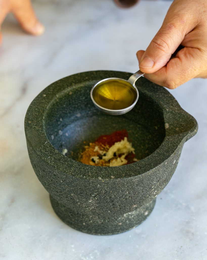 Gigot Lamb Chops with Cauli Blossom - Between2Kitchens
