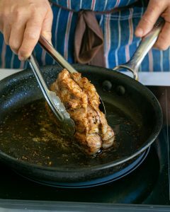 Gigot Lamb Chops with Cauli Blossom - Between2Kitchens