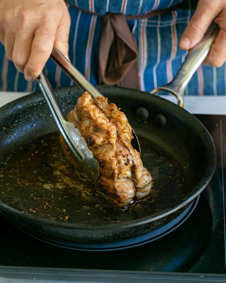 Gigot Lamb Chops with Cauli Blossom - Between2Kitchens