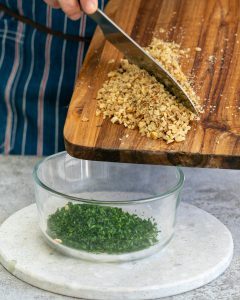 Walnut Lemon Gremolata - Between2Kitchens